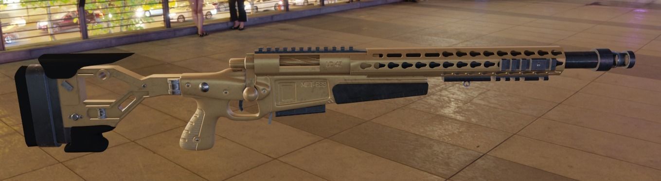 3D model LC 42 Rifle VR / AR / low-poly rigged | CGTrader