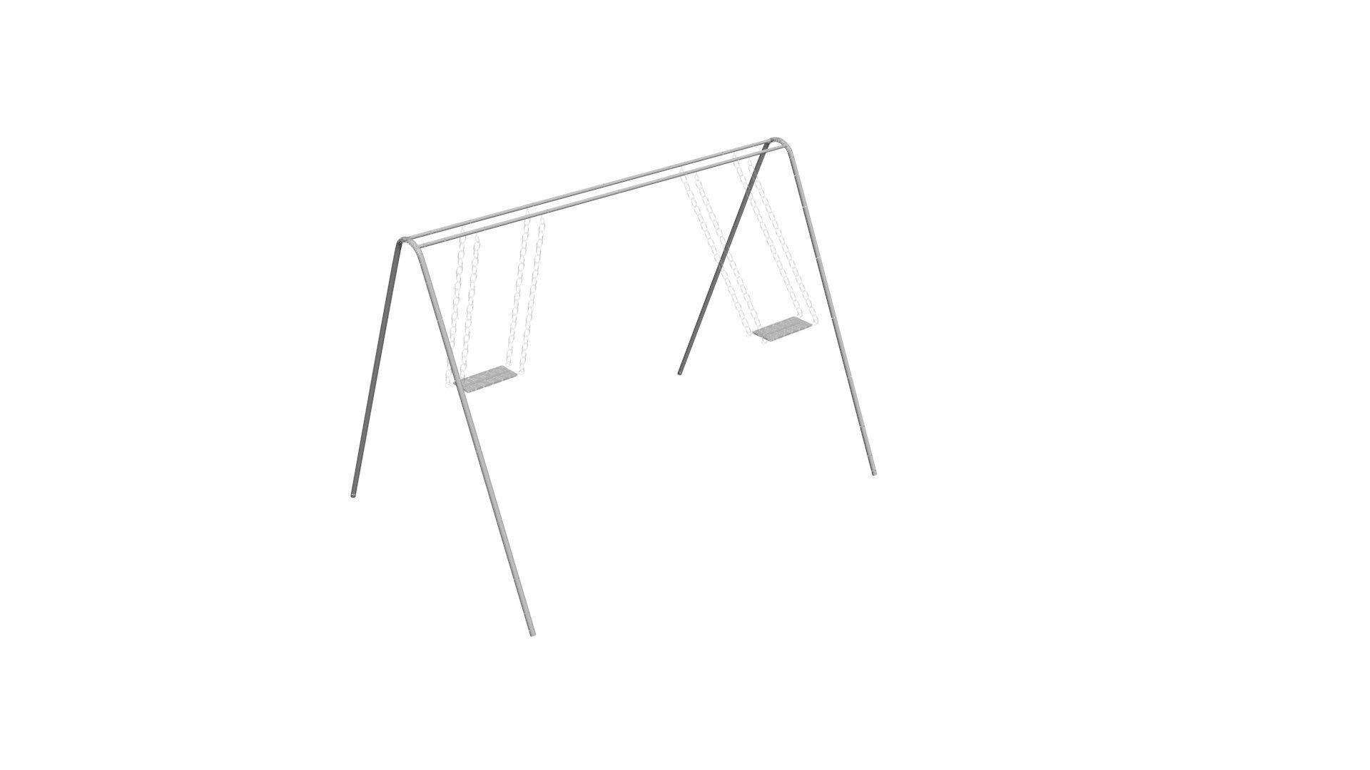Swinging Swing 3D model animated | CGTrader