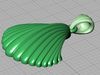 Scallop Shell Pendant Nautical Jewelry Necklace 3D model 3D printable ...
