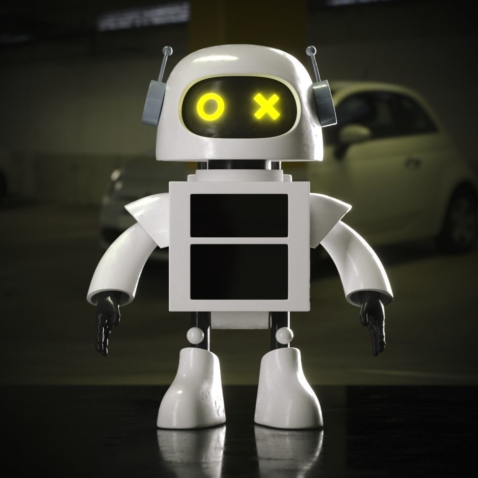Mini Robot 3D model | CGTrader