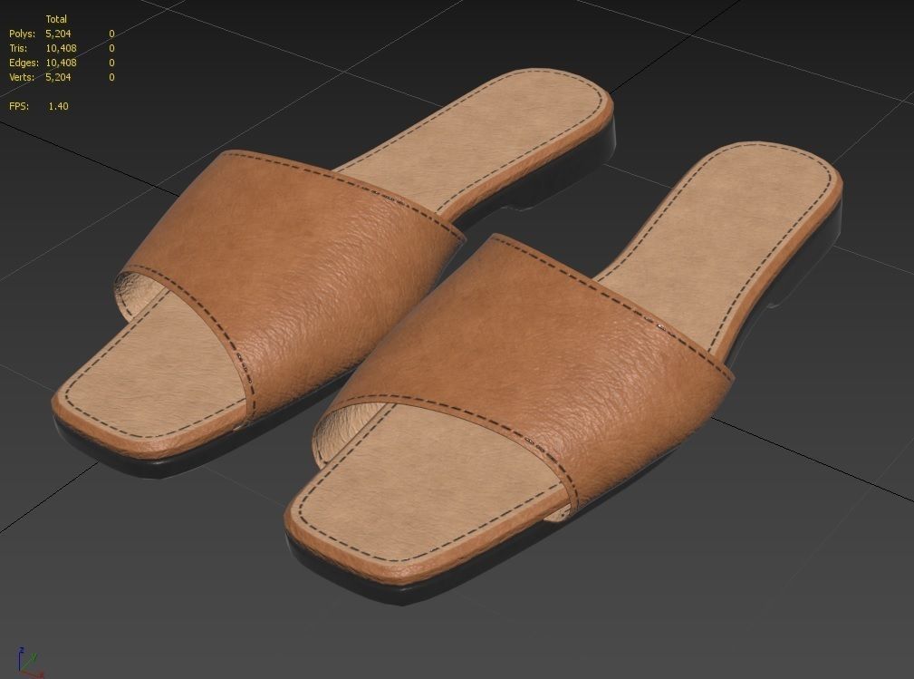 3D model Sandal M01 VR / AR / low-poly | CGTrader