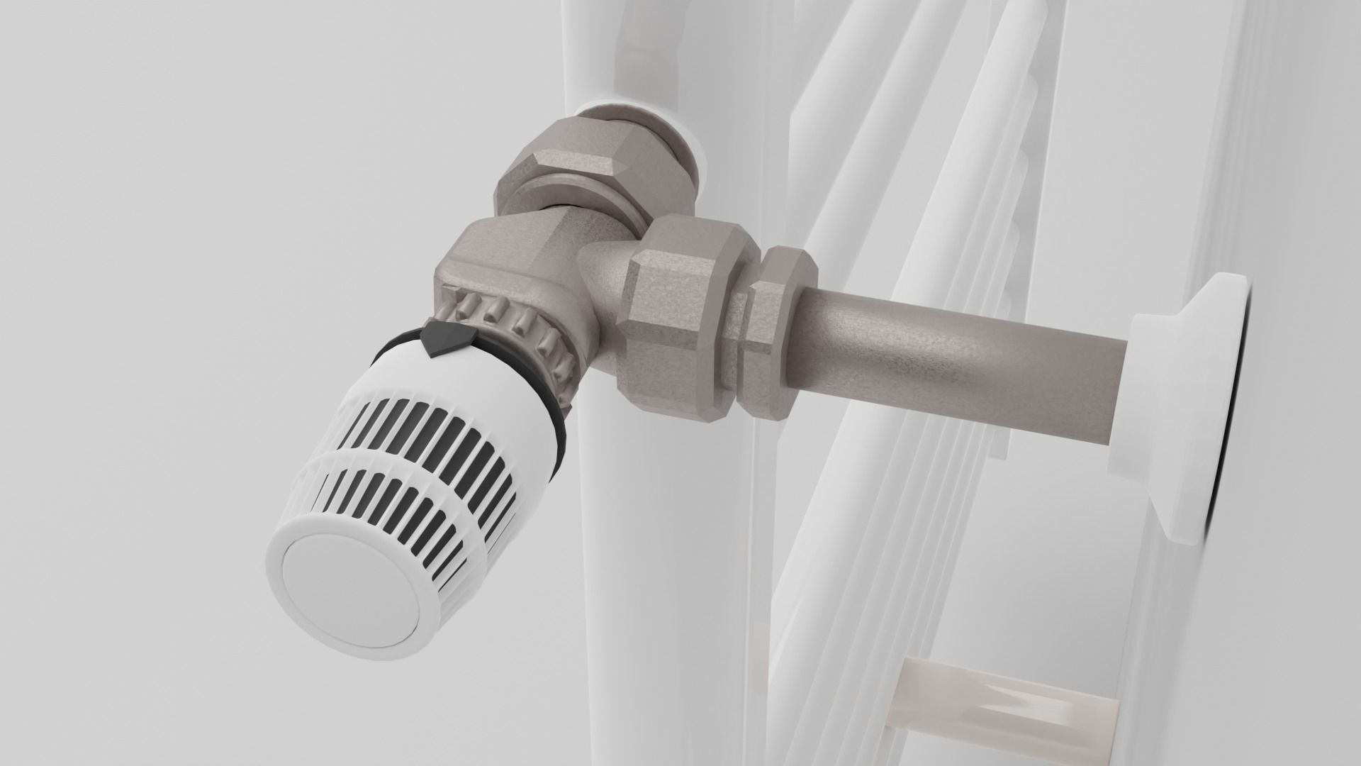 Radiator heated towel rail 3D model | CGTrader