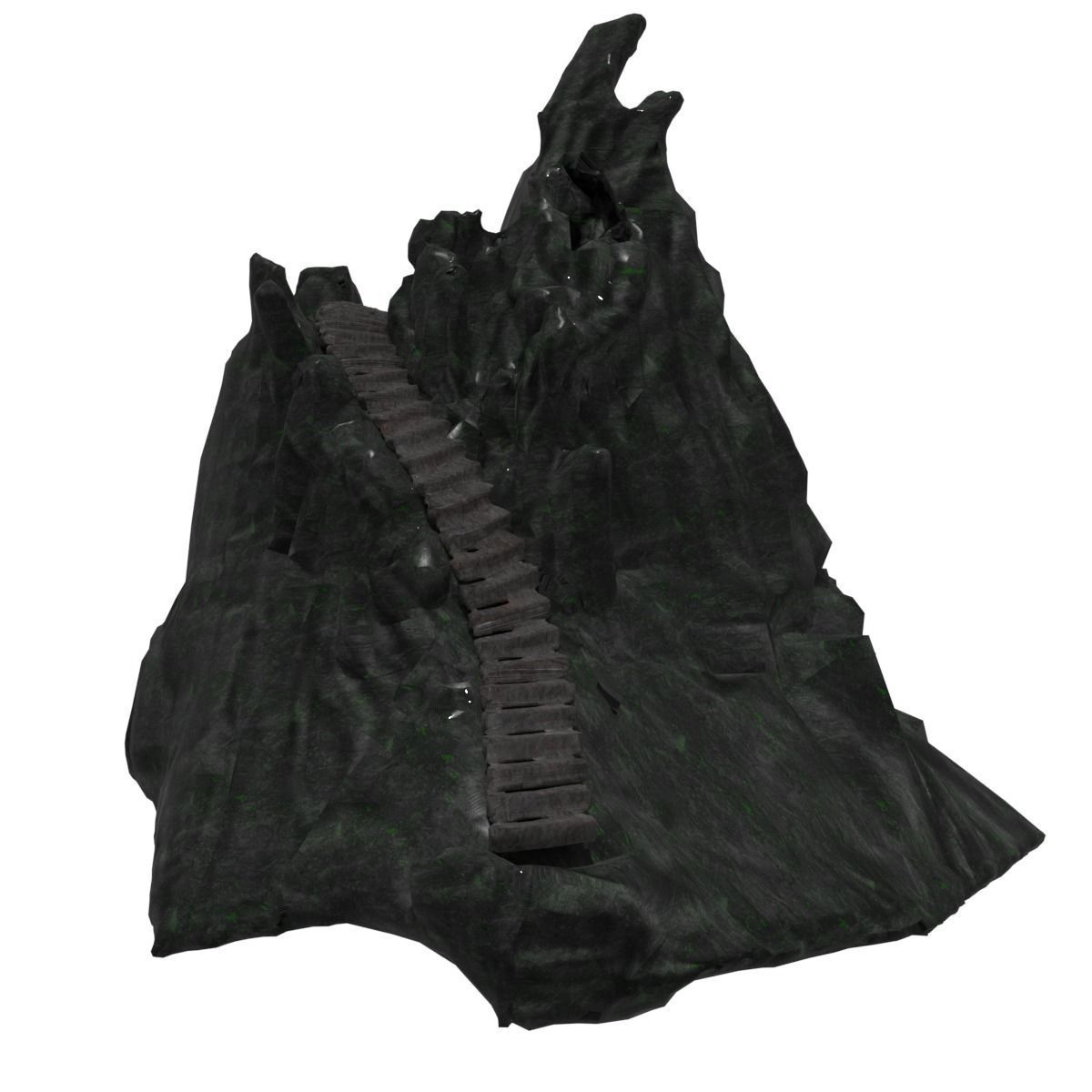 3D model Stairs in the Mountain to Heaven Low poly VR / AR / low-poly ...