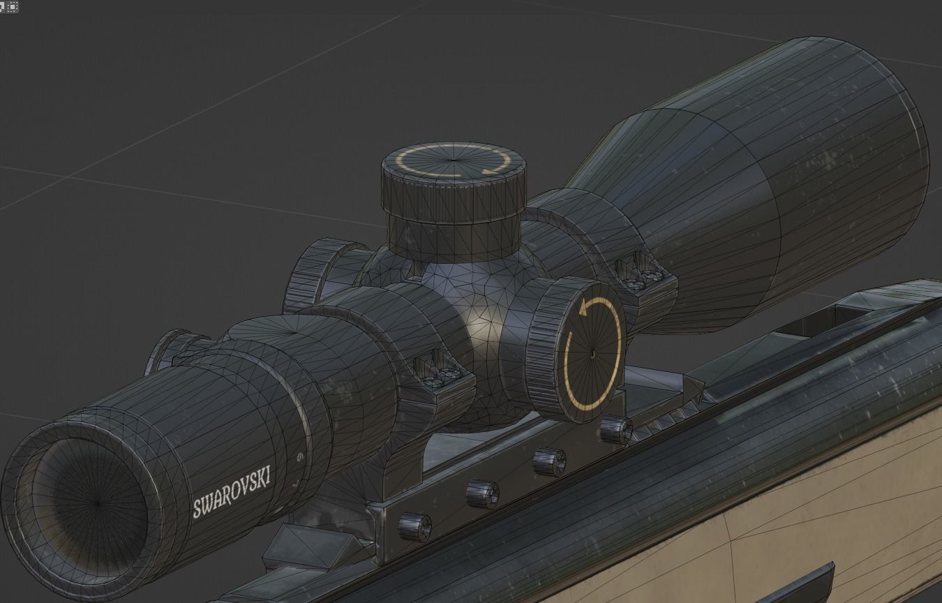 3D model Steyr Scout Sniper Rifle VR / AR / low-poly rigged | CGTrader