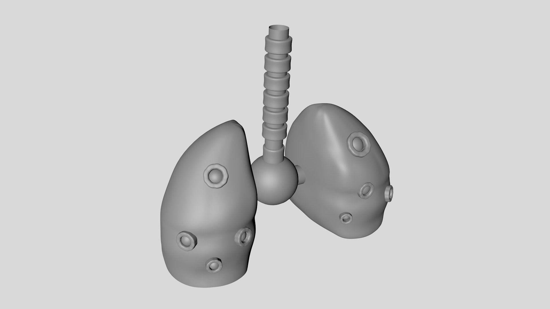 Mechanical Lung 3D model | CGTrader