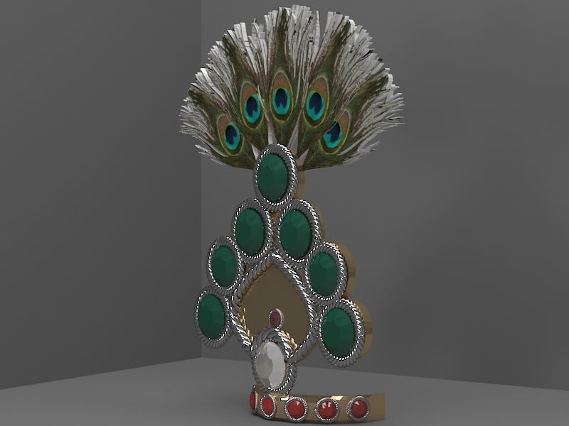 hindu god crown mukut 3D model | CGTrader