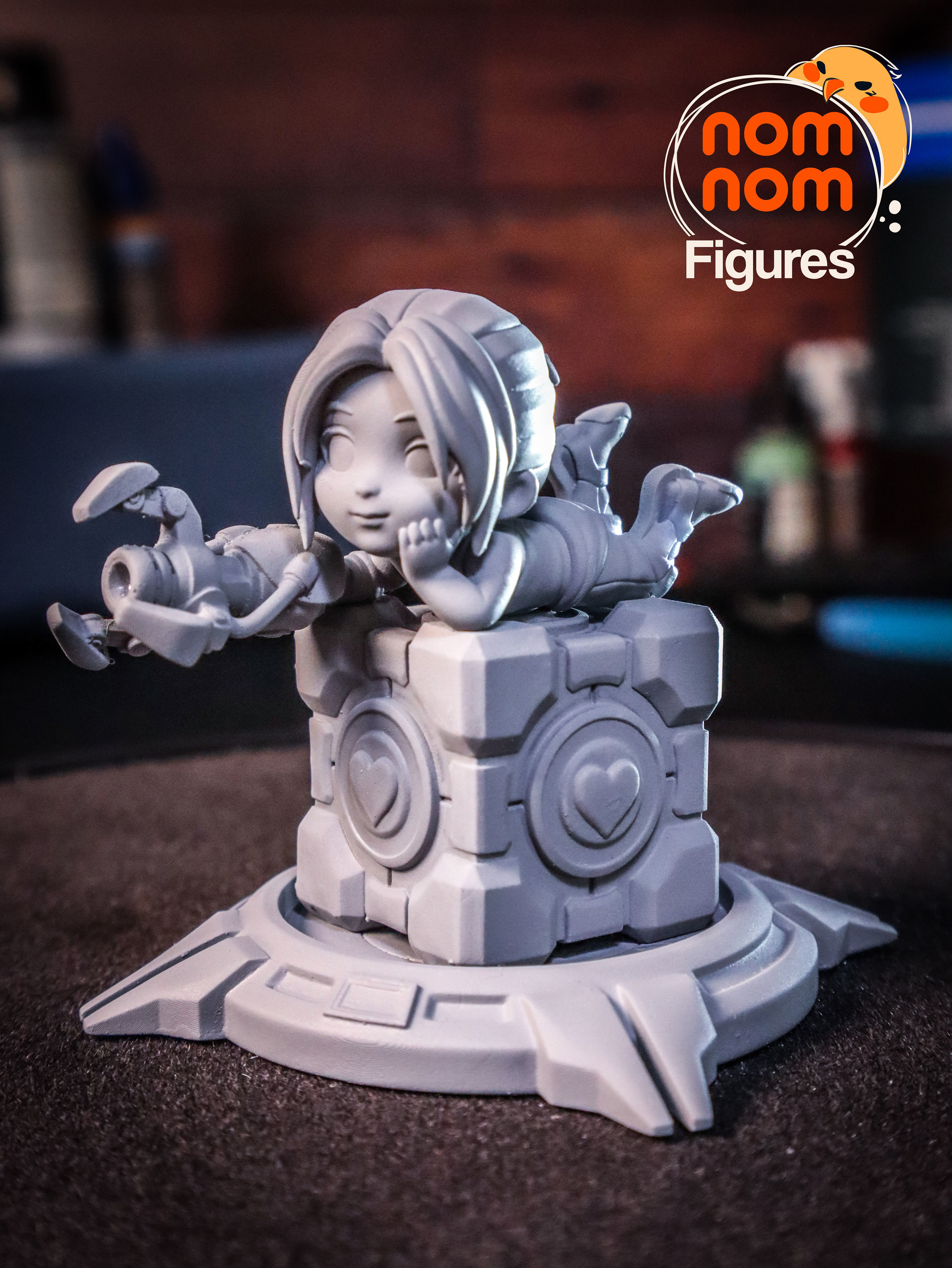 Chibi Chell - Portal 3D model 3D printable | CGTrader