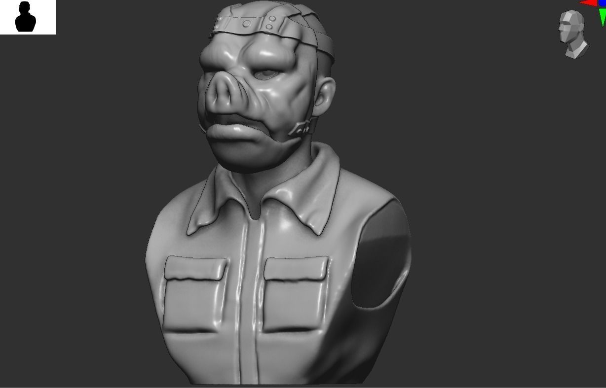 SLIPKNOT PAUL GRAY 3D model 3D printable | CGTrader