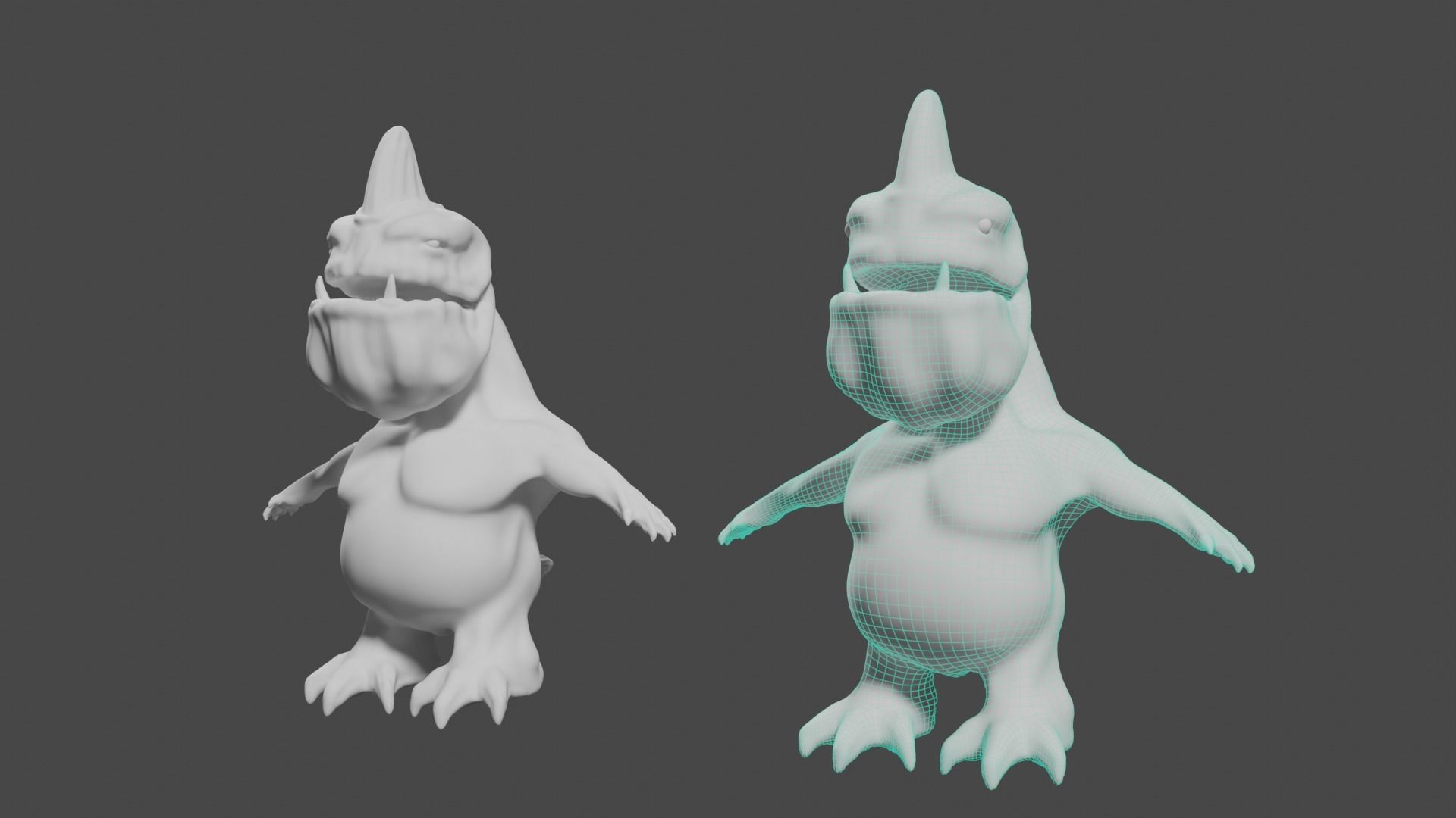 3D model Gargoyle alive low poly VR / AR / low-poly | CGTrader