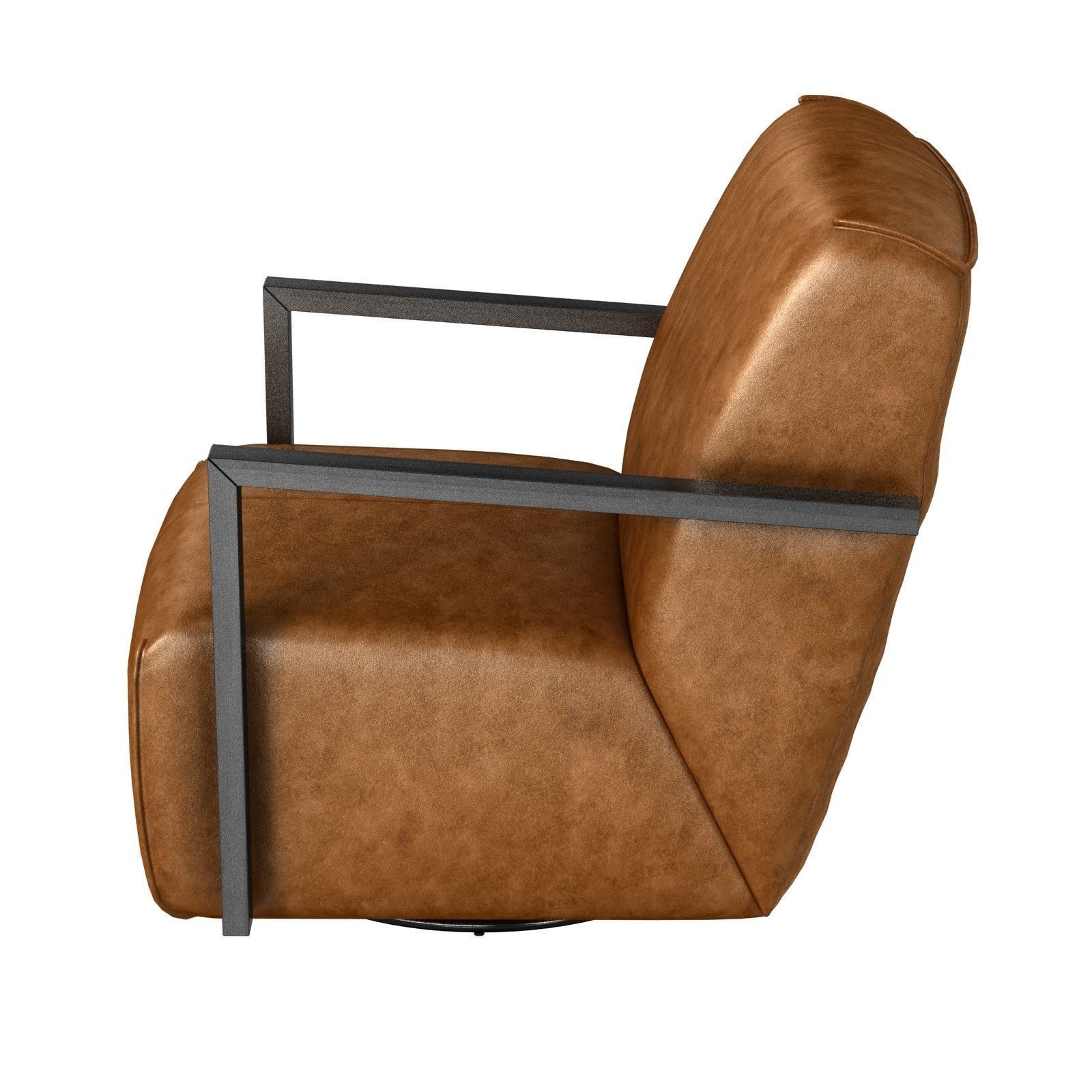 Arhaus Walsh Leather Glider Armchair 3D model | CGTrader