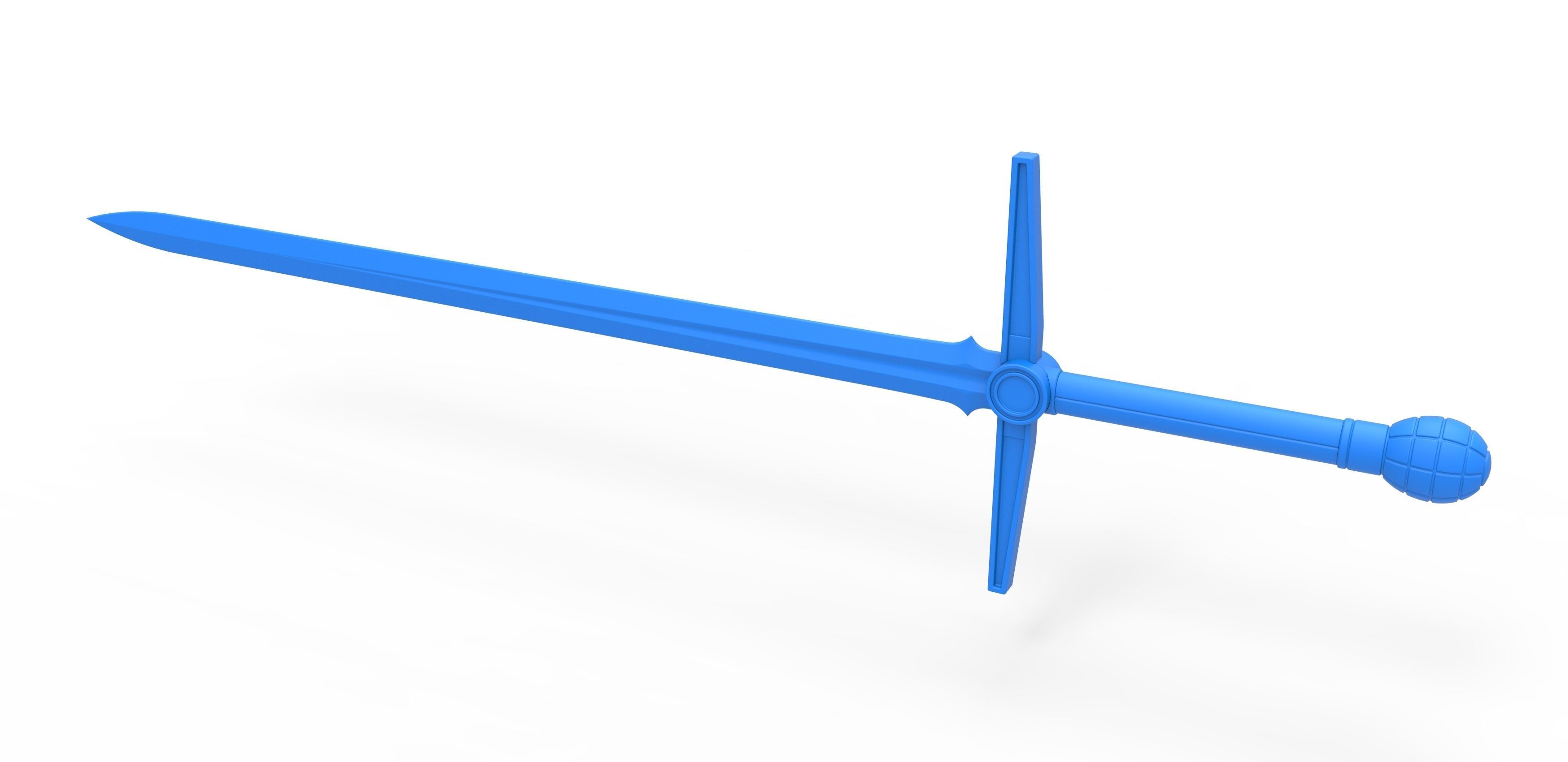 Necrosword of Gorr from the movie Thor Love and Thunder 3D model 3D ...