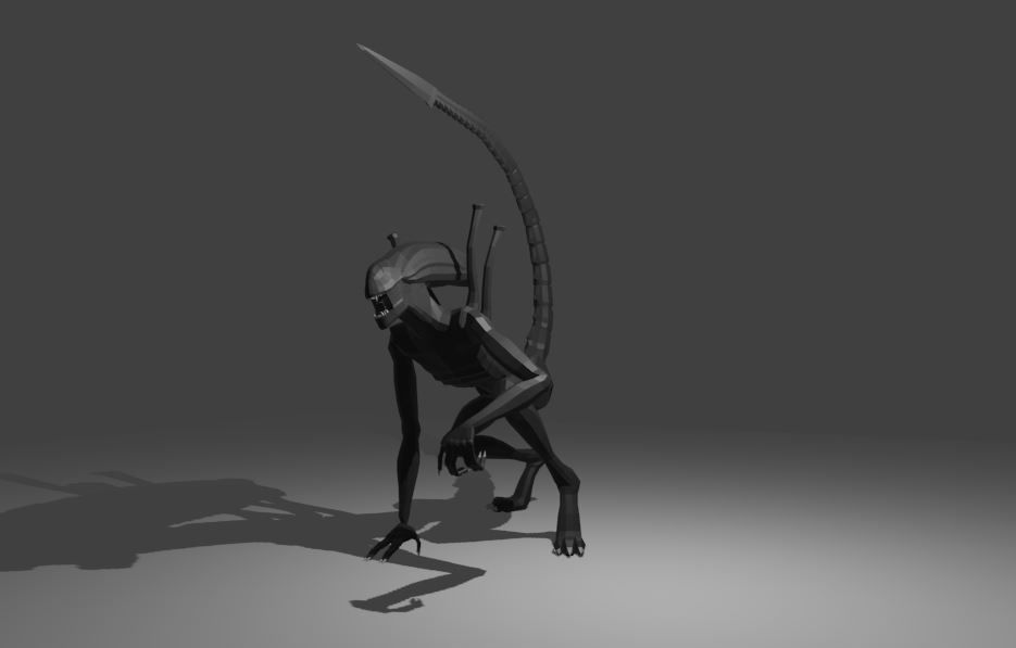 Xenomorph Alien LowPoly free VR / AR / low-poly 3D model | CGTrader