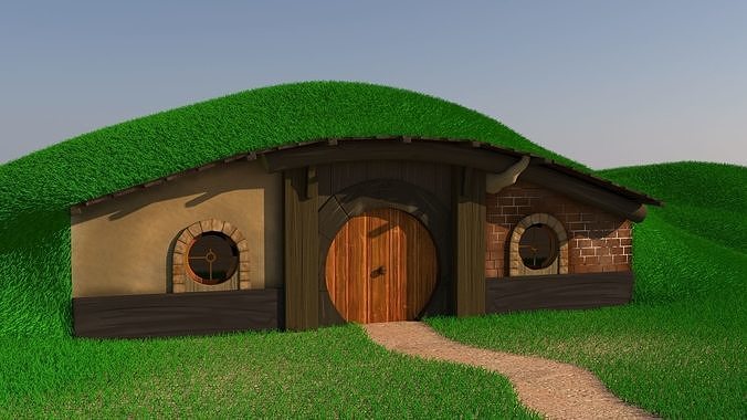 3D model Dwarf House VR / AR / low-poly | CGTrader