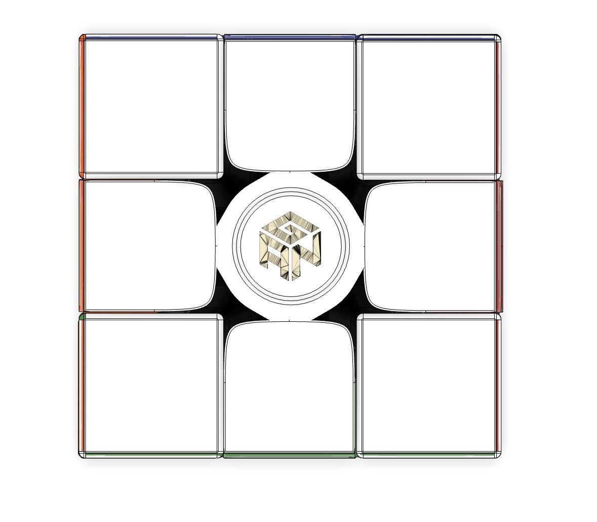 GAN 13 Cube Concept Model 3D model | CGTrader