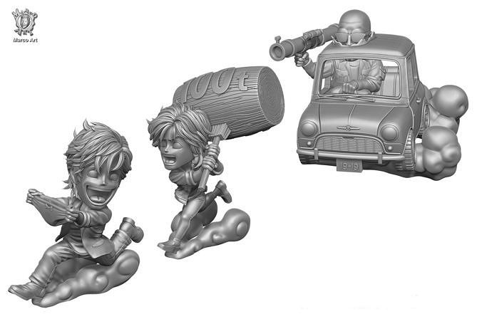 Q City Hunter stl file 3D model 3D printable | CGTrader