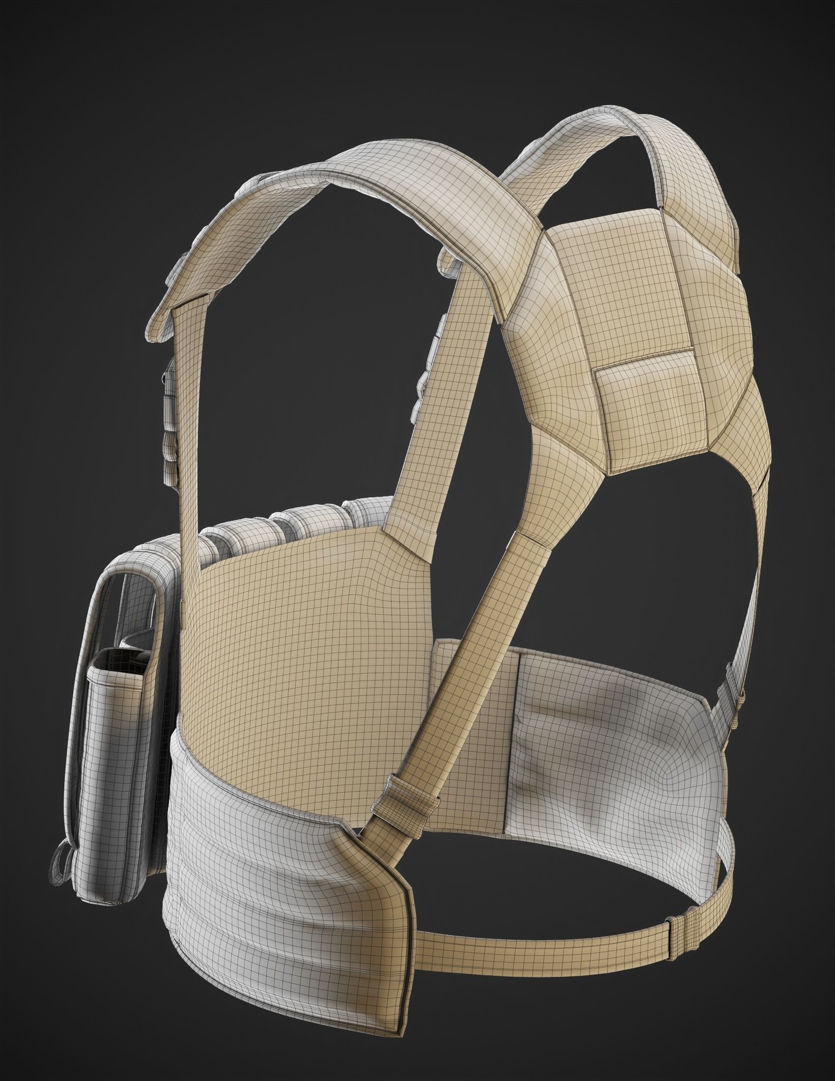 3D model Military Props Vol 03 Chest Rigs Collection VR / AR / low-poly ...