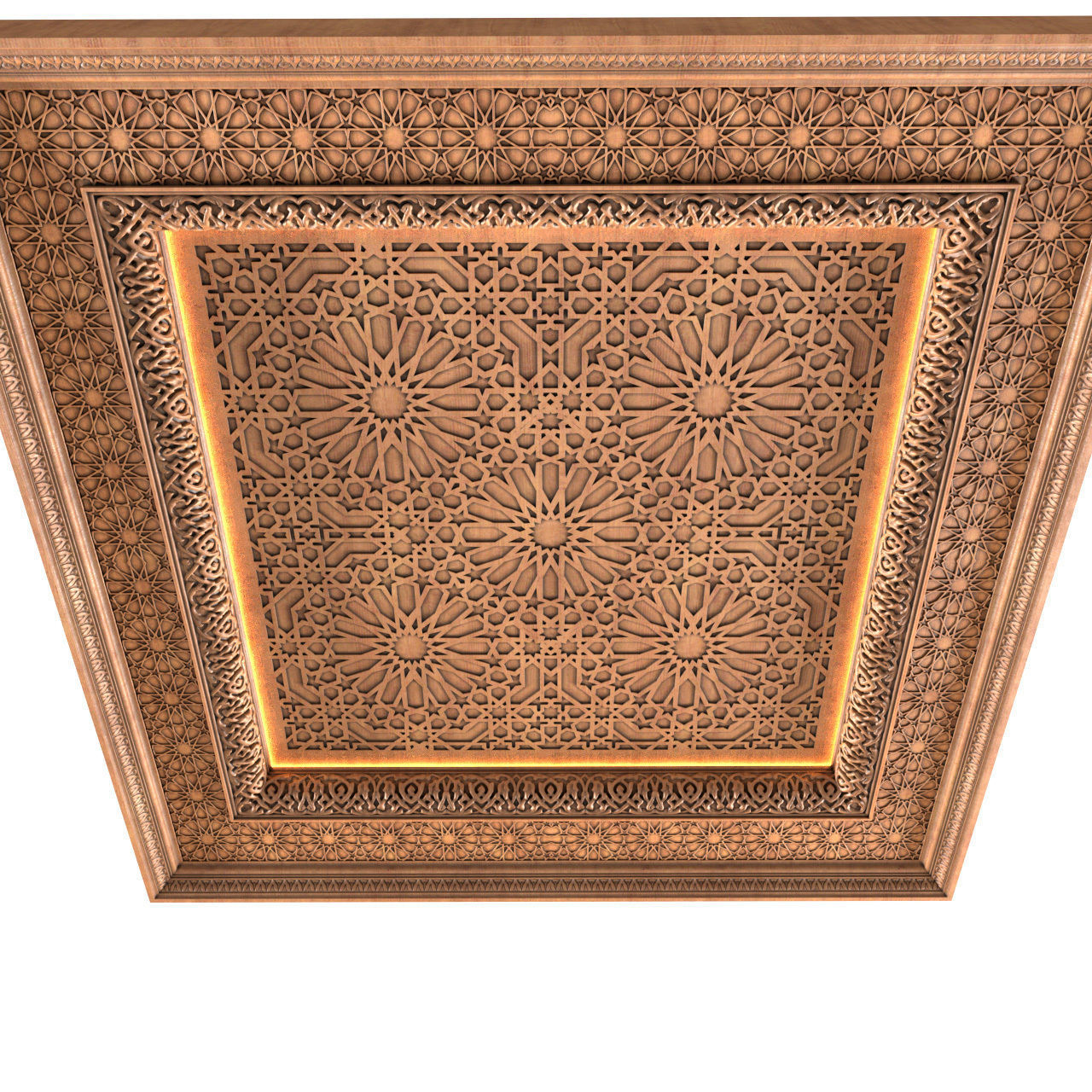 Arabic Oriental Classic Ceiling Set 3D model | CGTrader