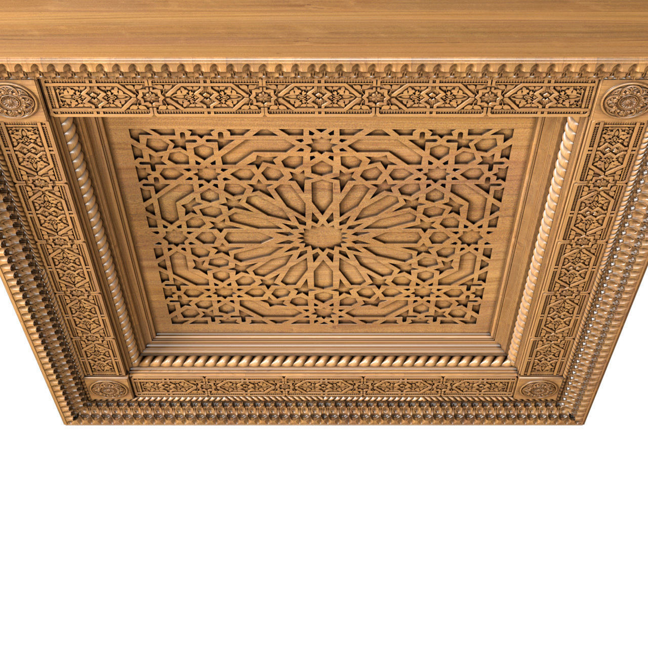 Ceiling in oriental style Arabic decorative ceiling 3D model | CGTrader