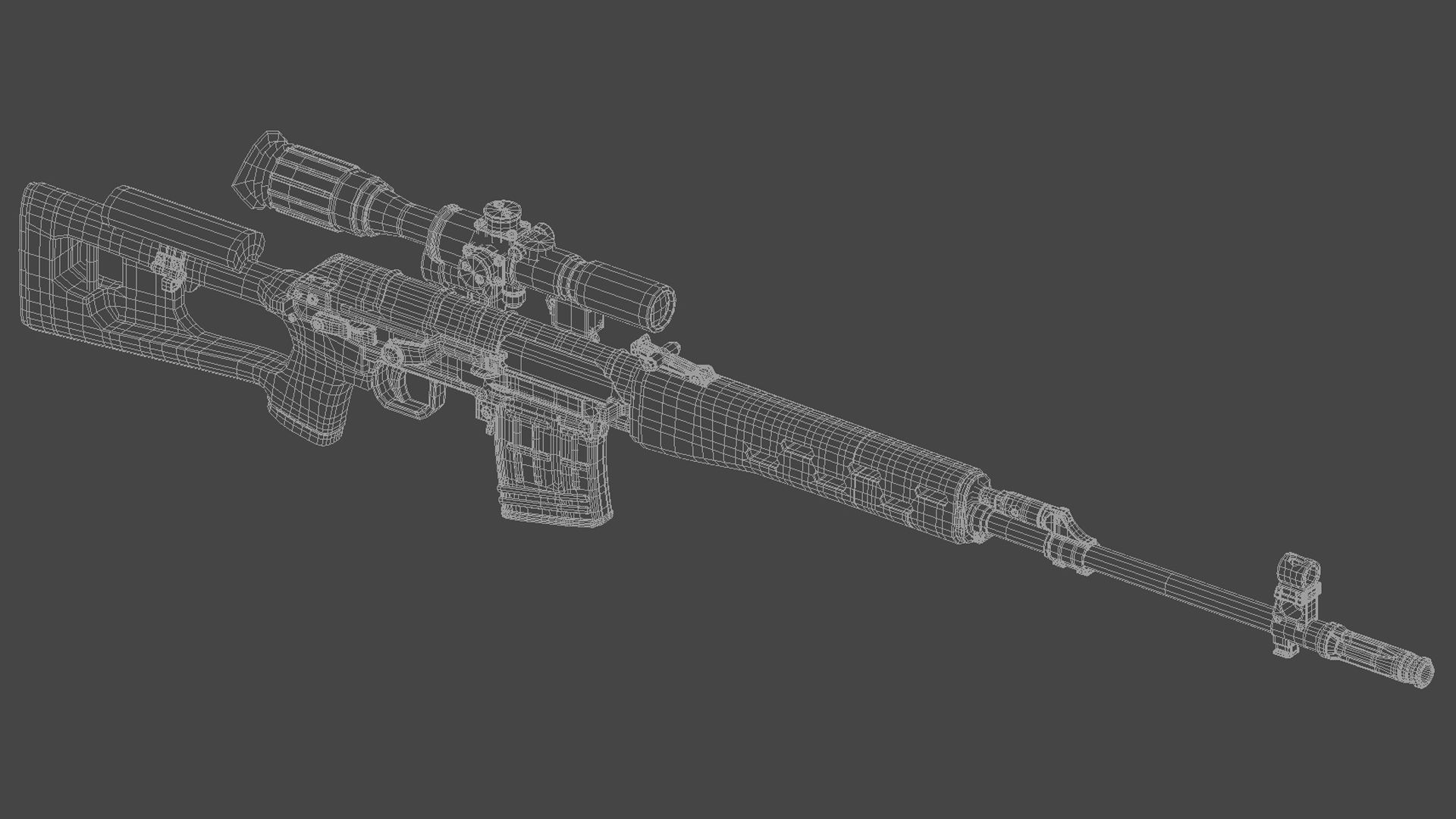 Dragunov SVD 3D model | CGTrader
