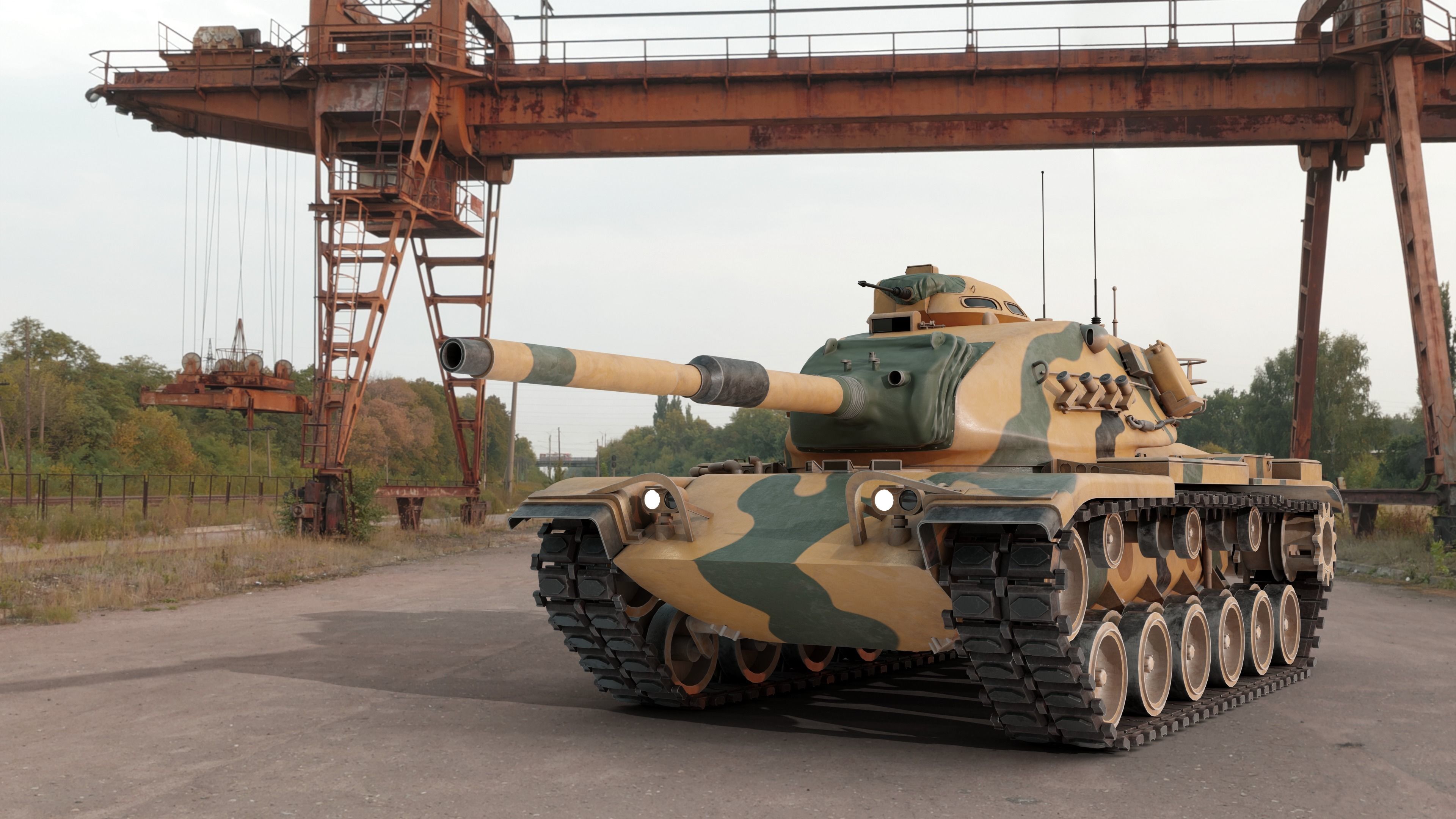 M60A3 Patton - Desert Camo 3D model | CGTrader