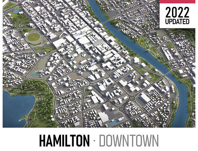 3D model Hamilton VR / AR / low-poly | CGTrader