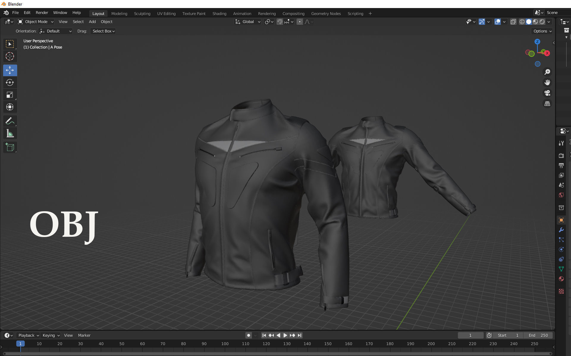 Motorcycle Jacket 3D model | CGTrader