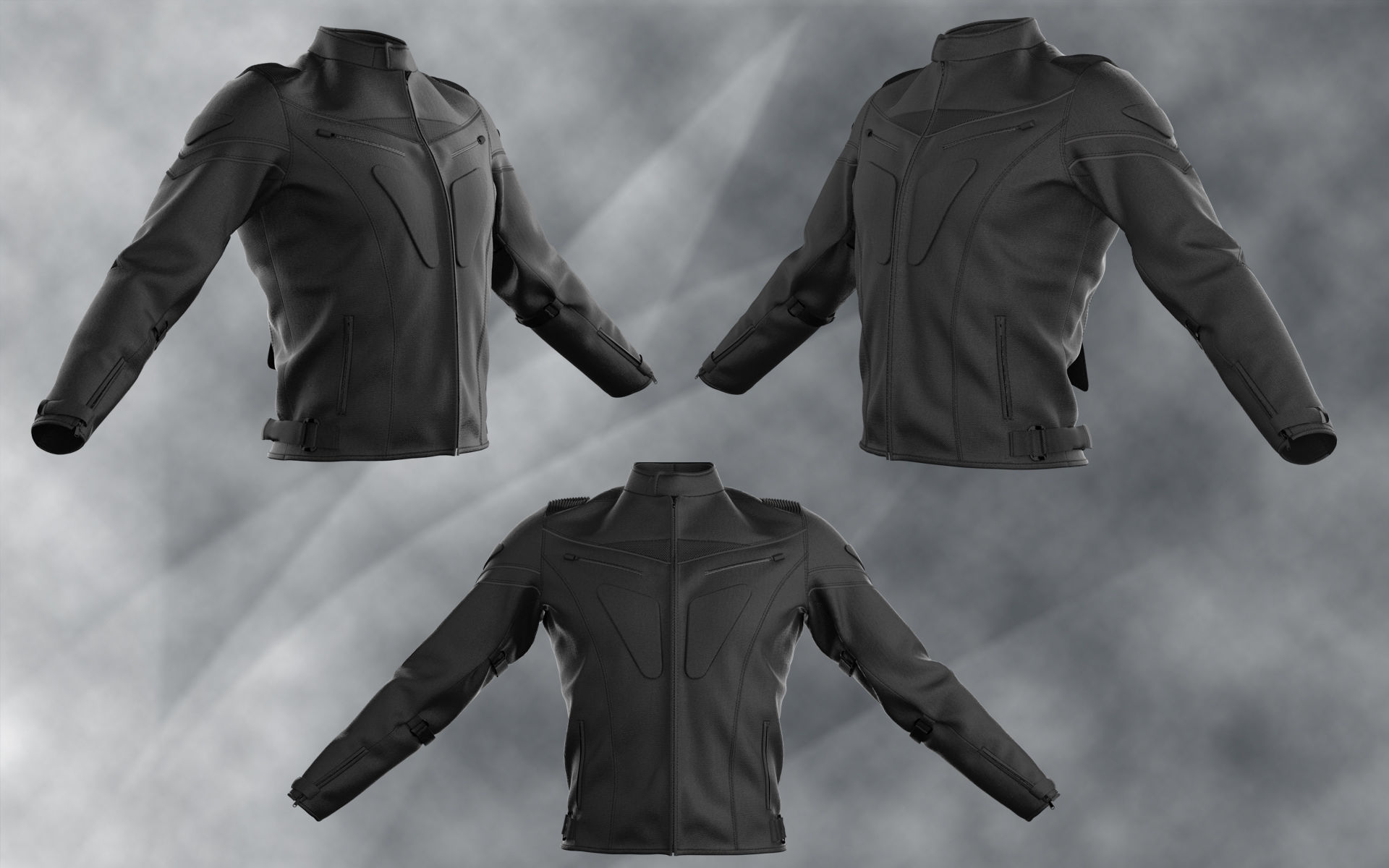 Motorcycle Jacket 3D model | CGTrader