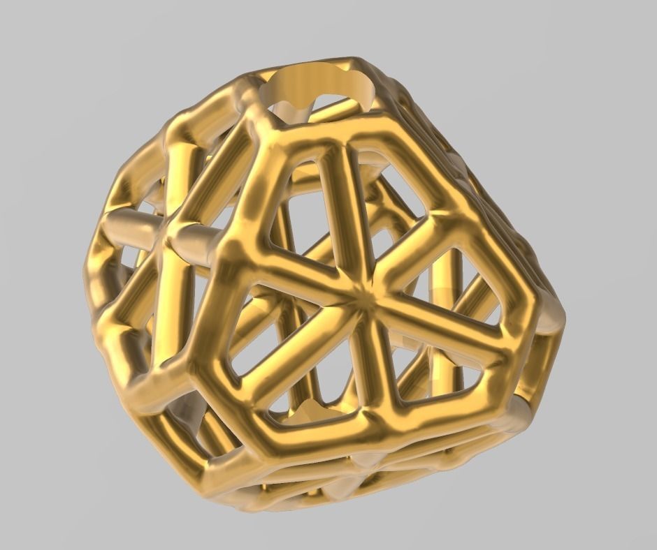 Designer Art-Deco Bead ball 7and half mm stl verified 3D model 3D ...