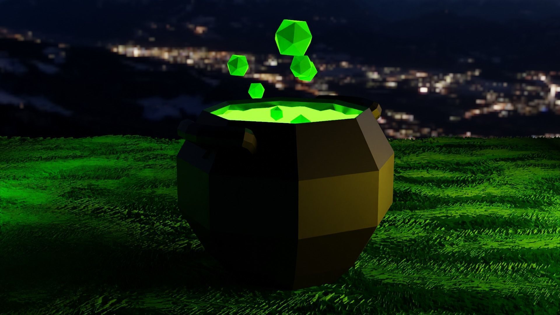 3D model Halloween pack VR / AR / low-poly | CGTrader