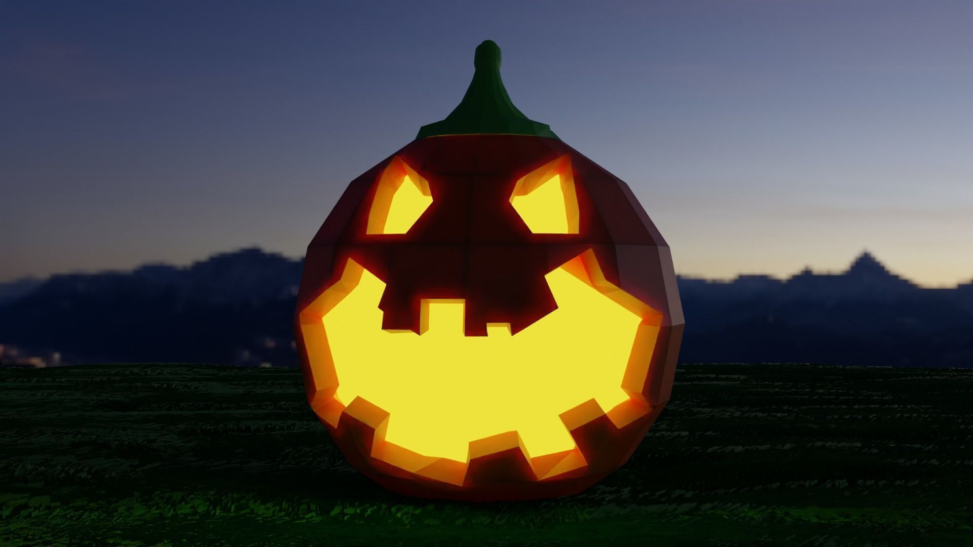 3D model Halloween pack VR / AR / low-poly | CGTrader