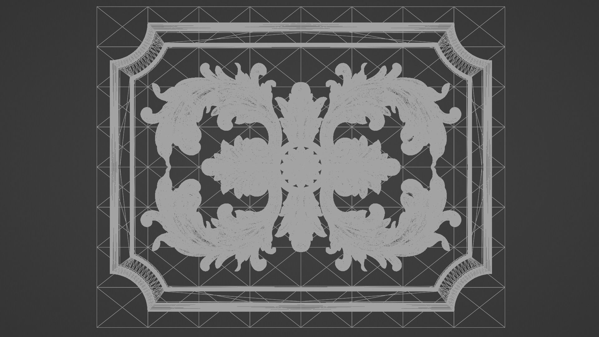 CNC Wall Panel Sculpted Ornament vol 3 3D model 3D printable | CGTrader