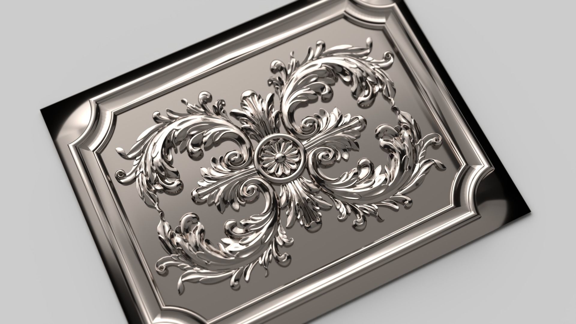 CNC Wall Panel Sculpted Ornament vol 3 3D model 3D printable | CGTrader