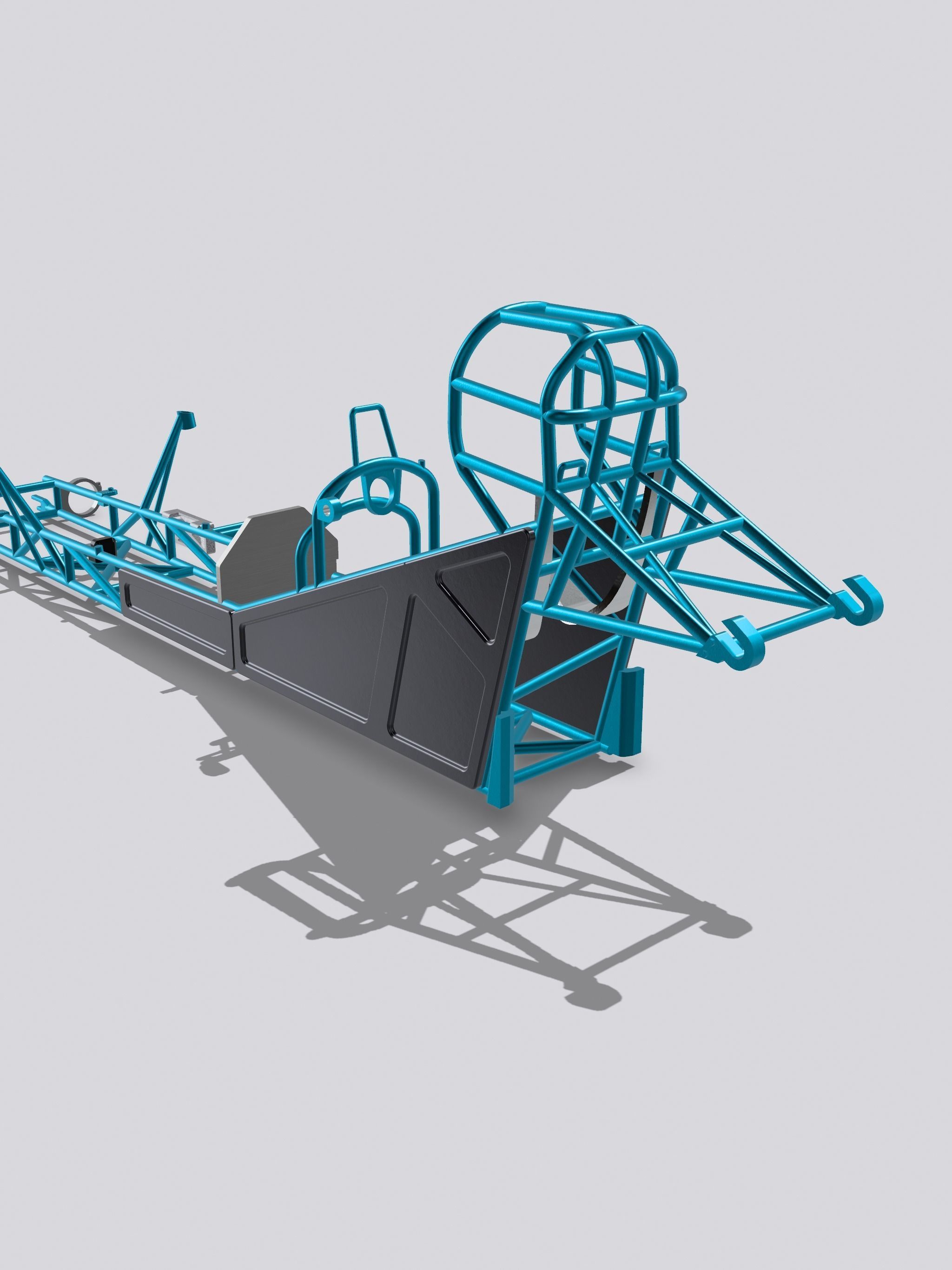 Funny Car Funny Car Chassis Platform 2 Options High Detail 3d Model 3d Printable Cgtrader