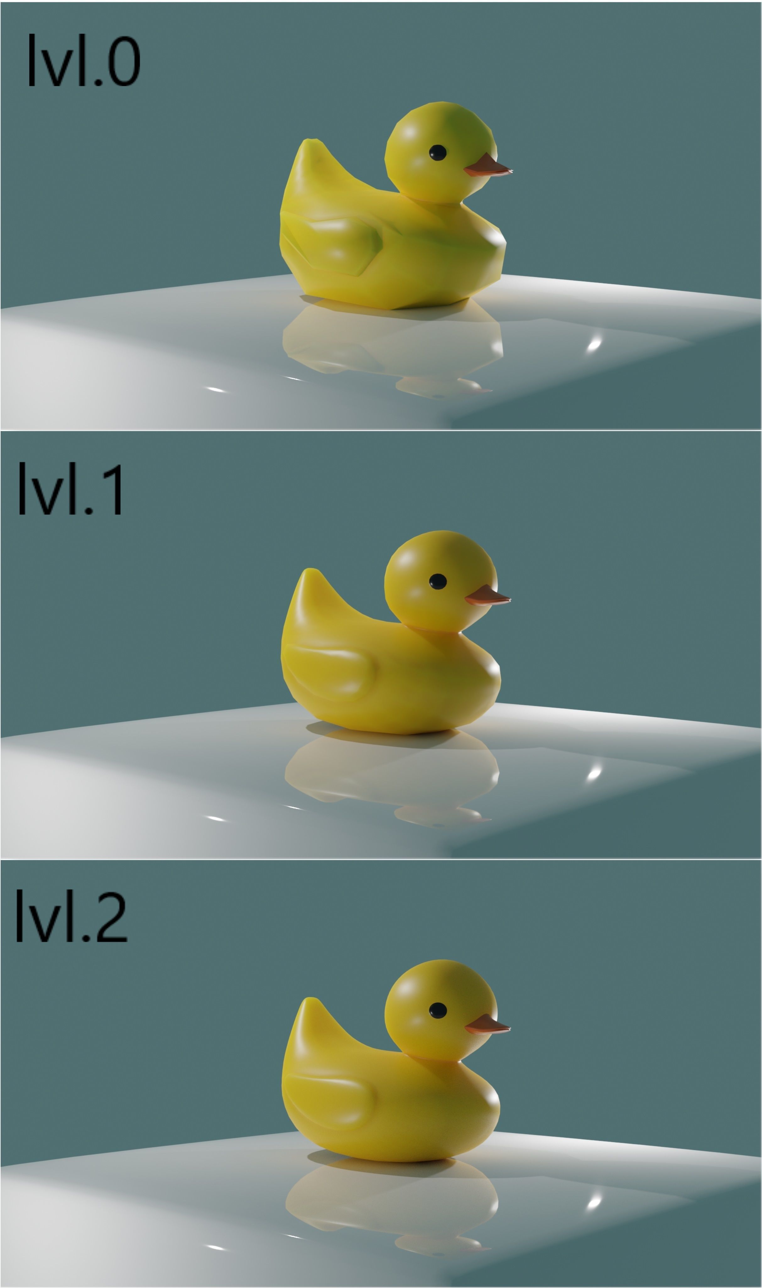 3D model Rubber Duck VR / AR / low-poly | CGTrader