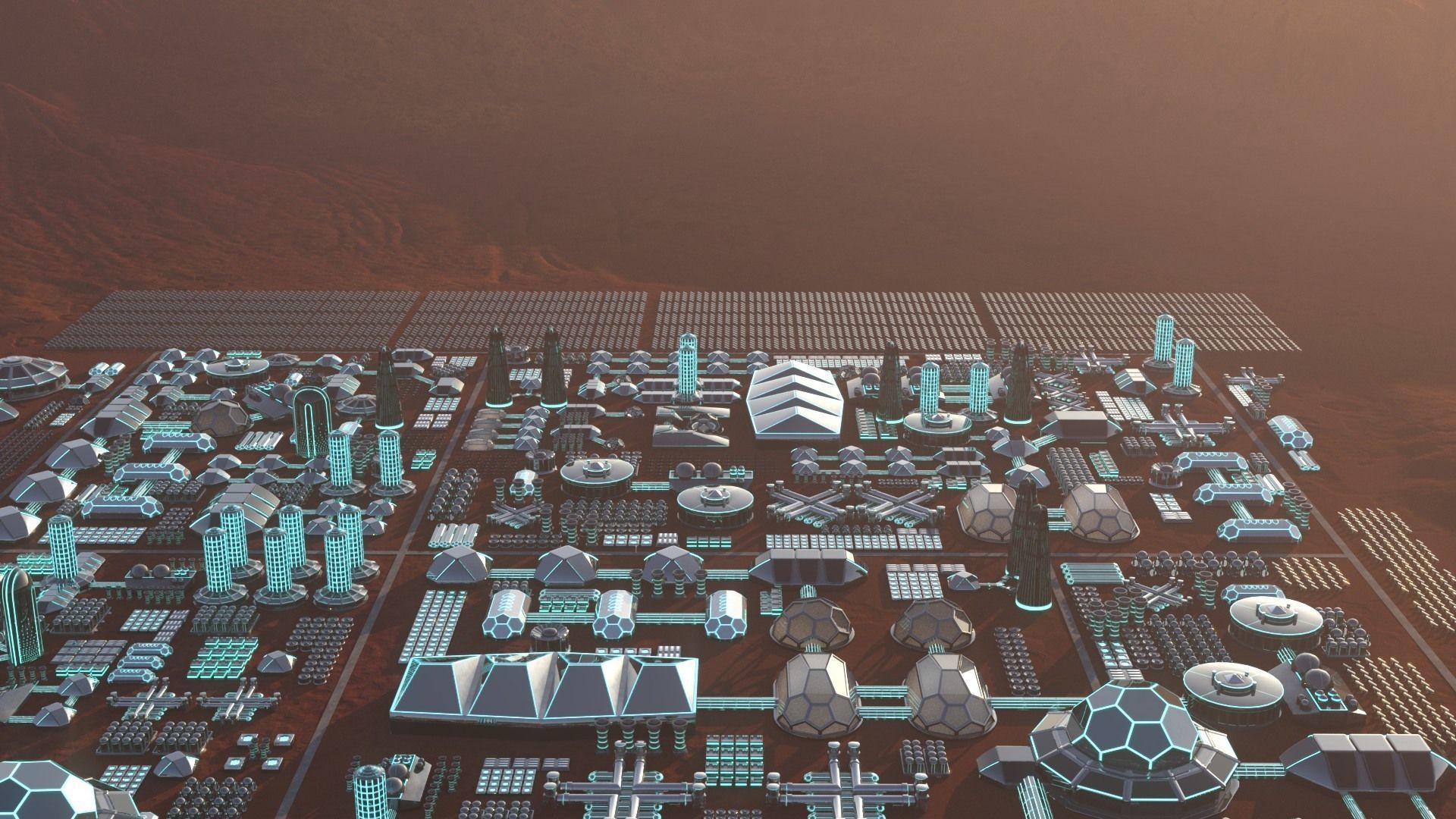 Martian Base 3D model | CGTrader