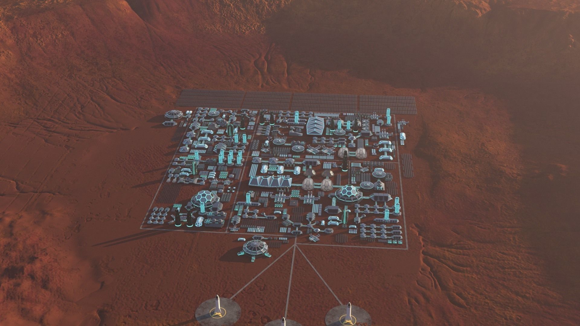Martian Base 3D model | CGTrader