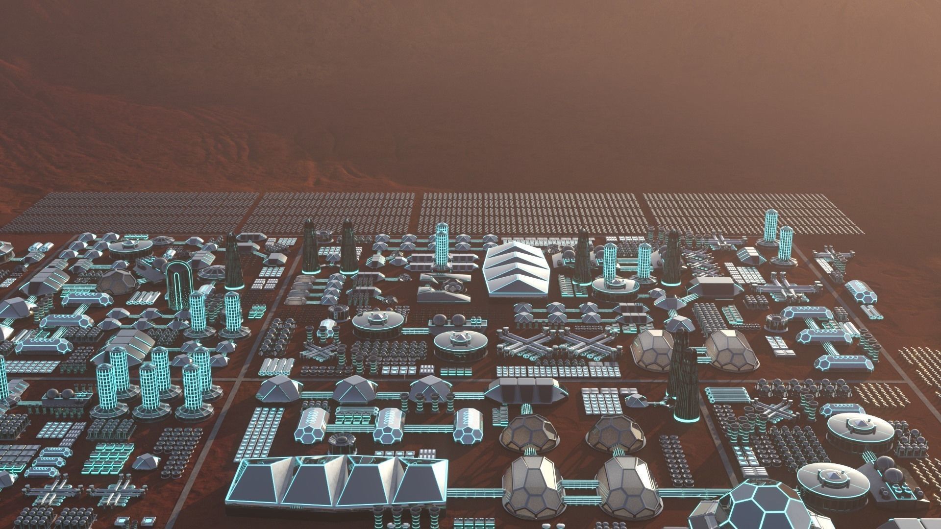 Martian Base 3D model | CGTrader