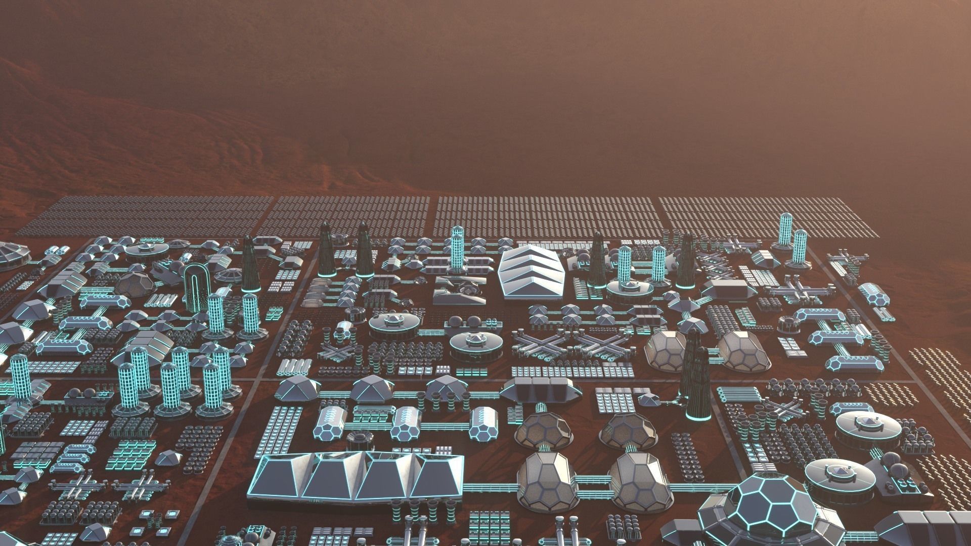 Martian Base 3D model | CGTrader