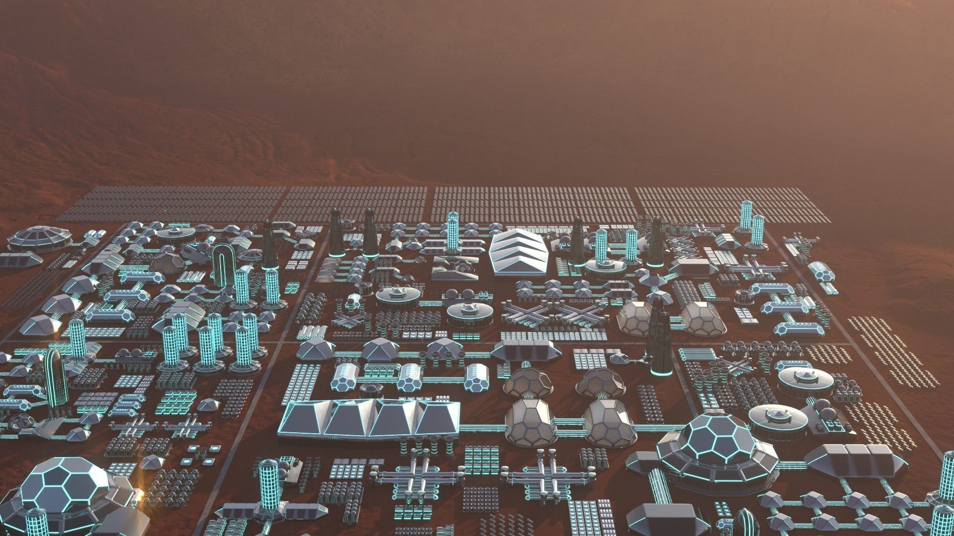Martian Base 3D model | CGTrader