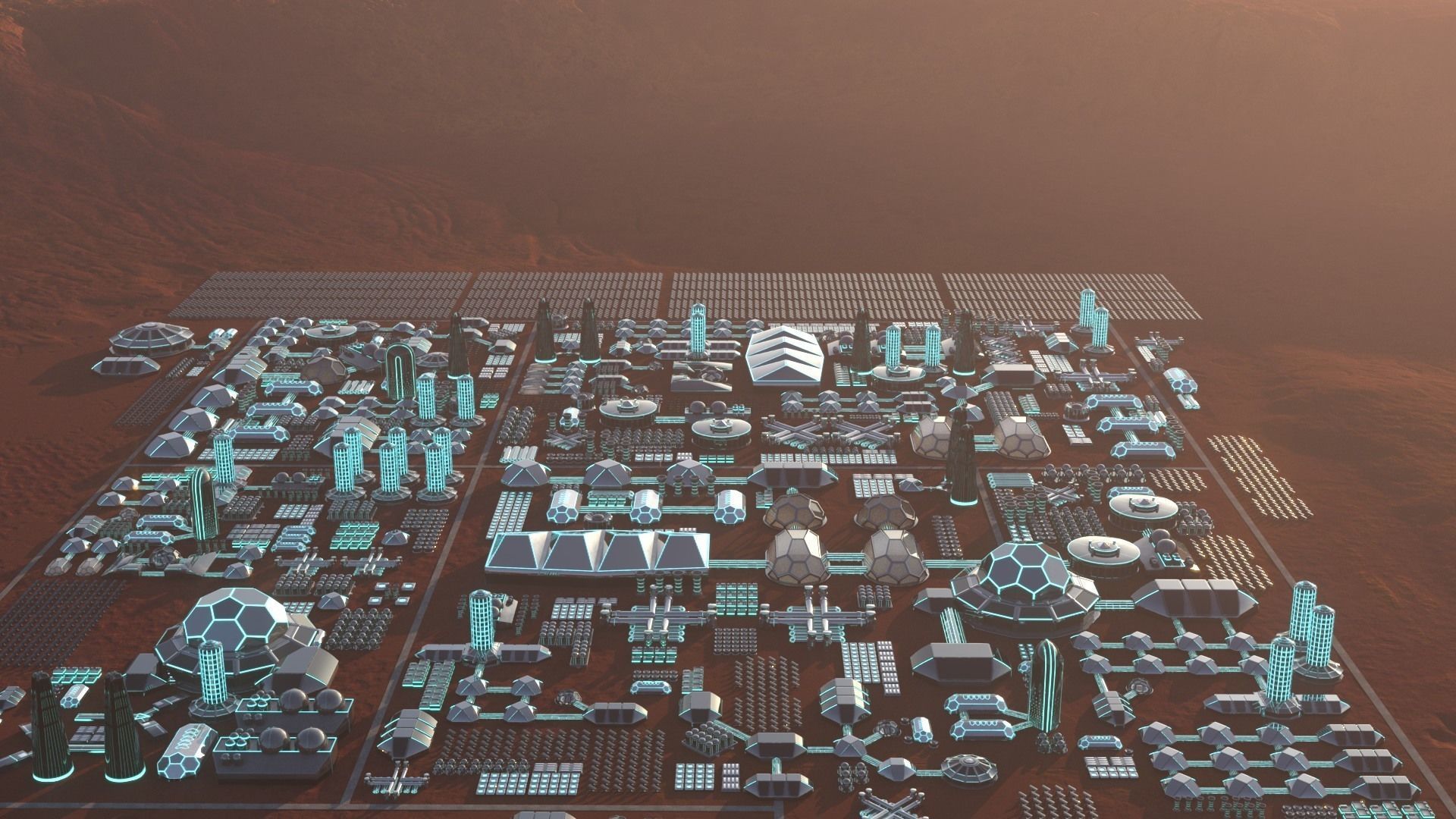 Martian Base 3D model | CGTrader