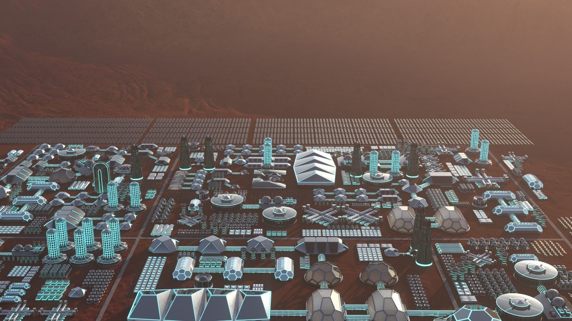 Martian Base 3D model | CGTrader