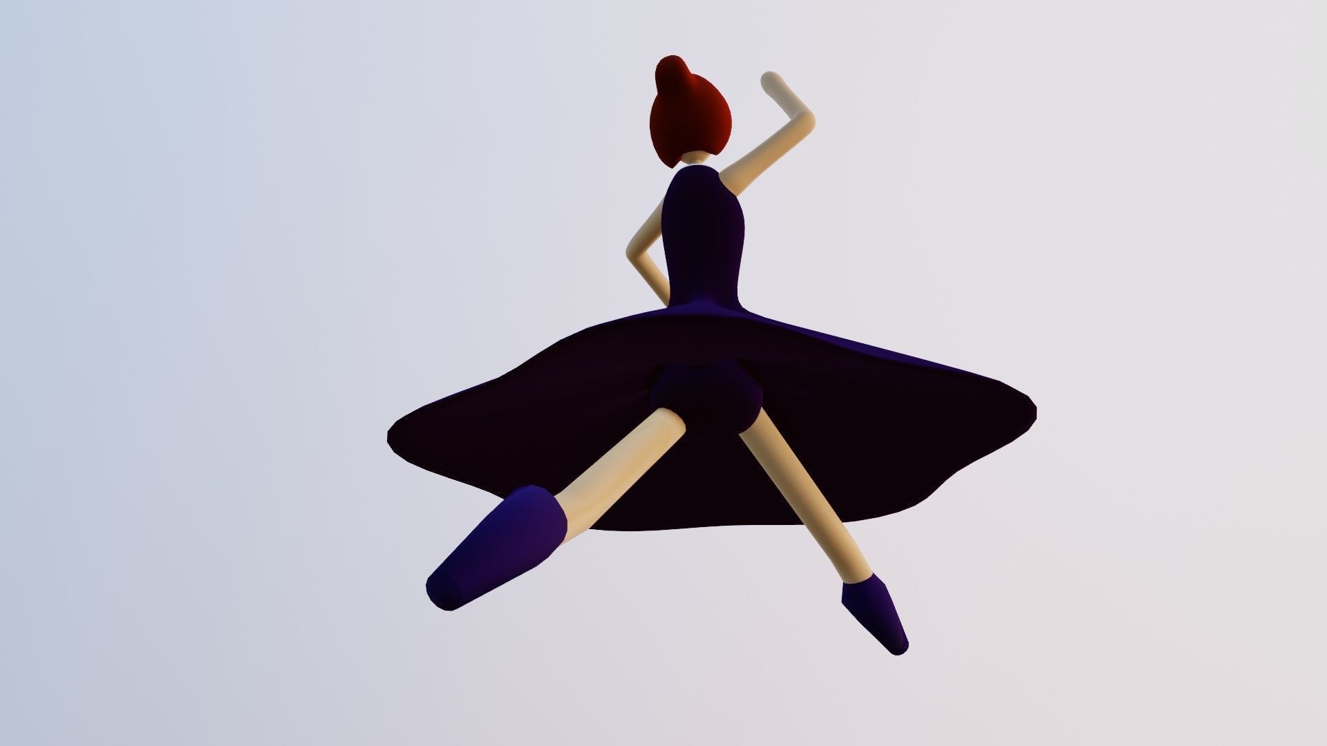 Ballerina im Sprung Dancer Ballet 3D model | CGTrader