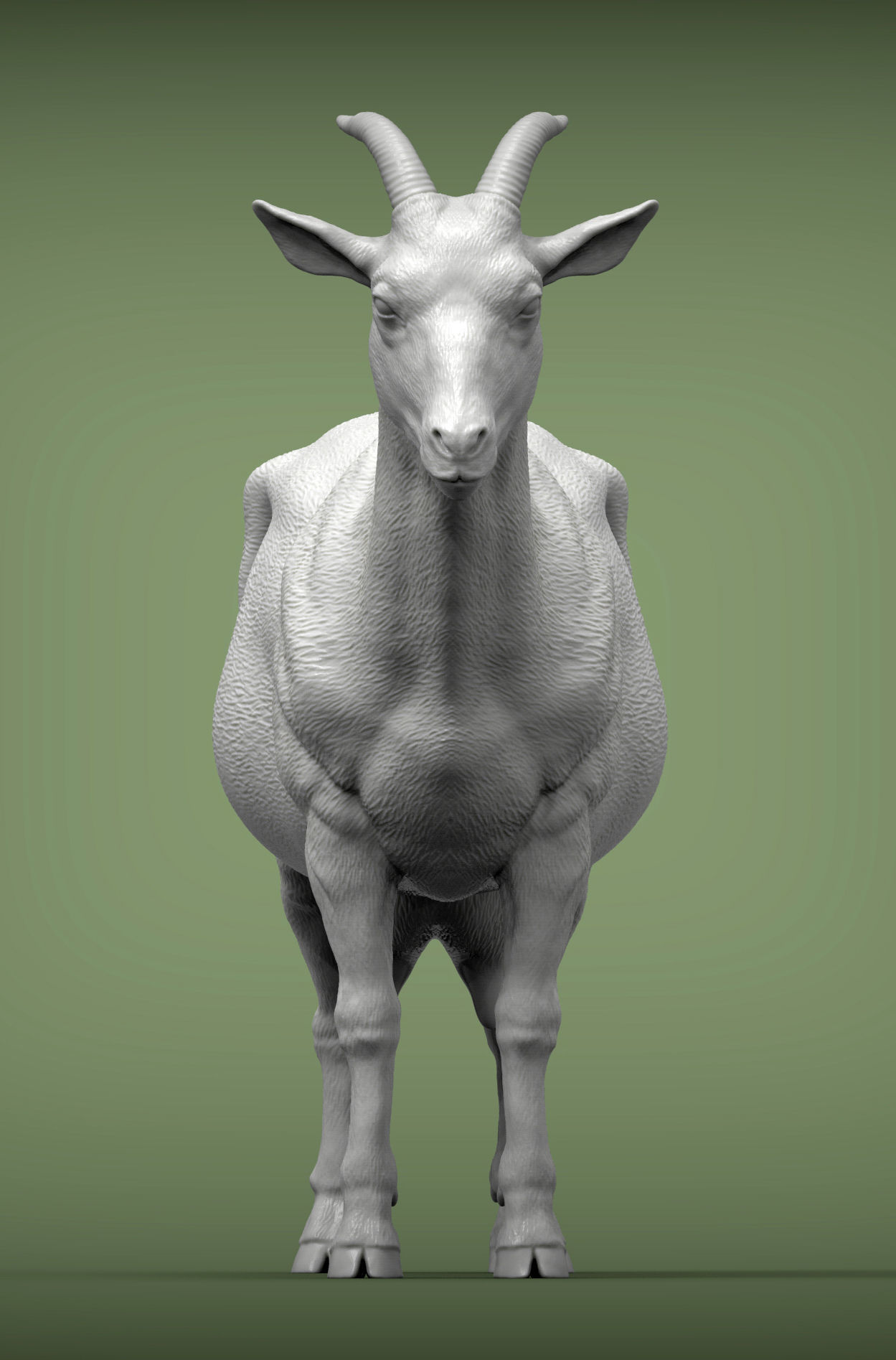 goat 3D print model 3D model 3D printable | CGTrader