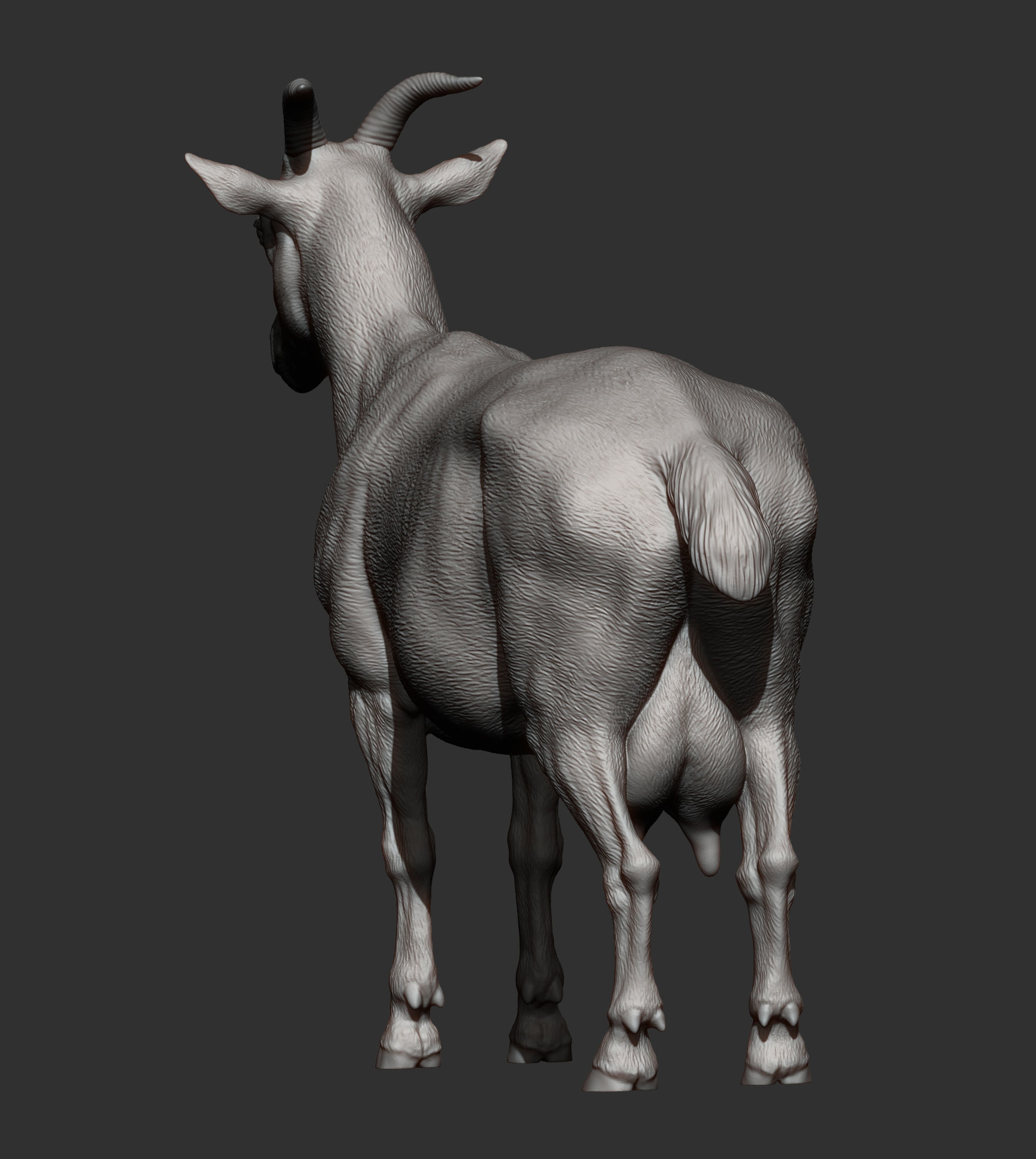 goat 3D print model 3D model 3D printable | CGTrader