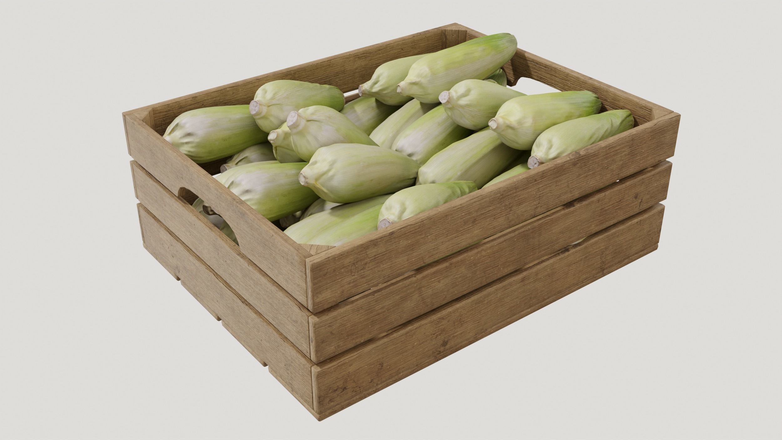 corn crates 3D model | CGTrader