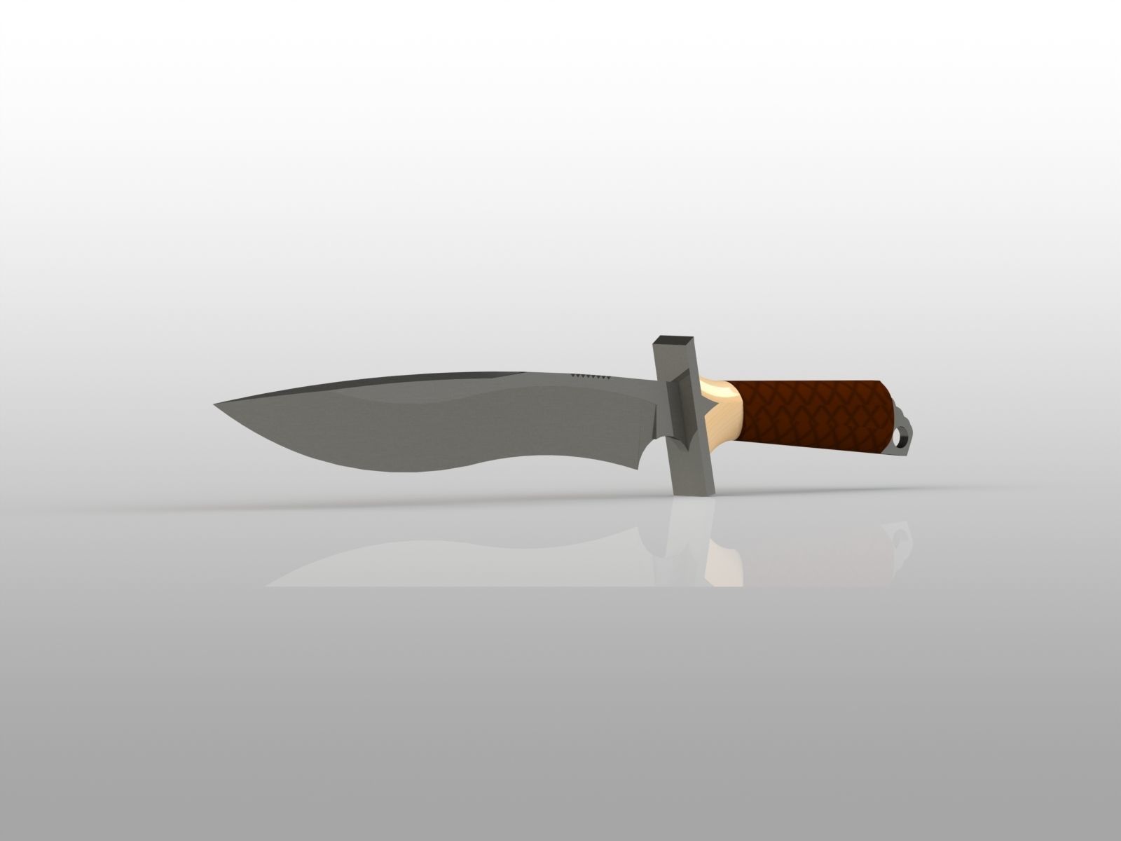 classic knife 3D model 3D printable | CGTrader
