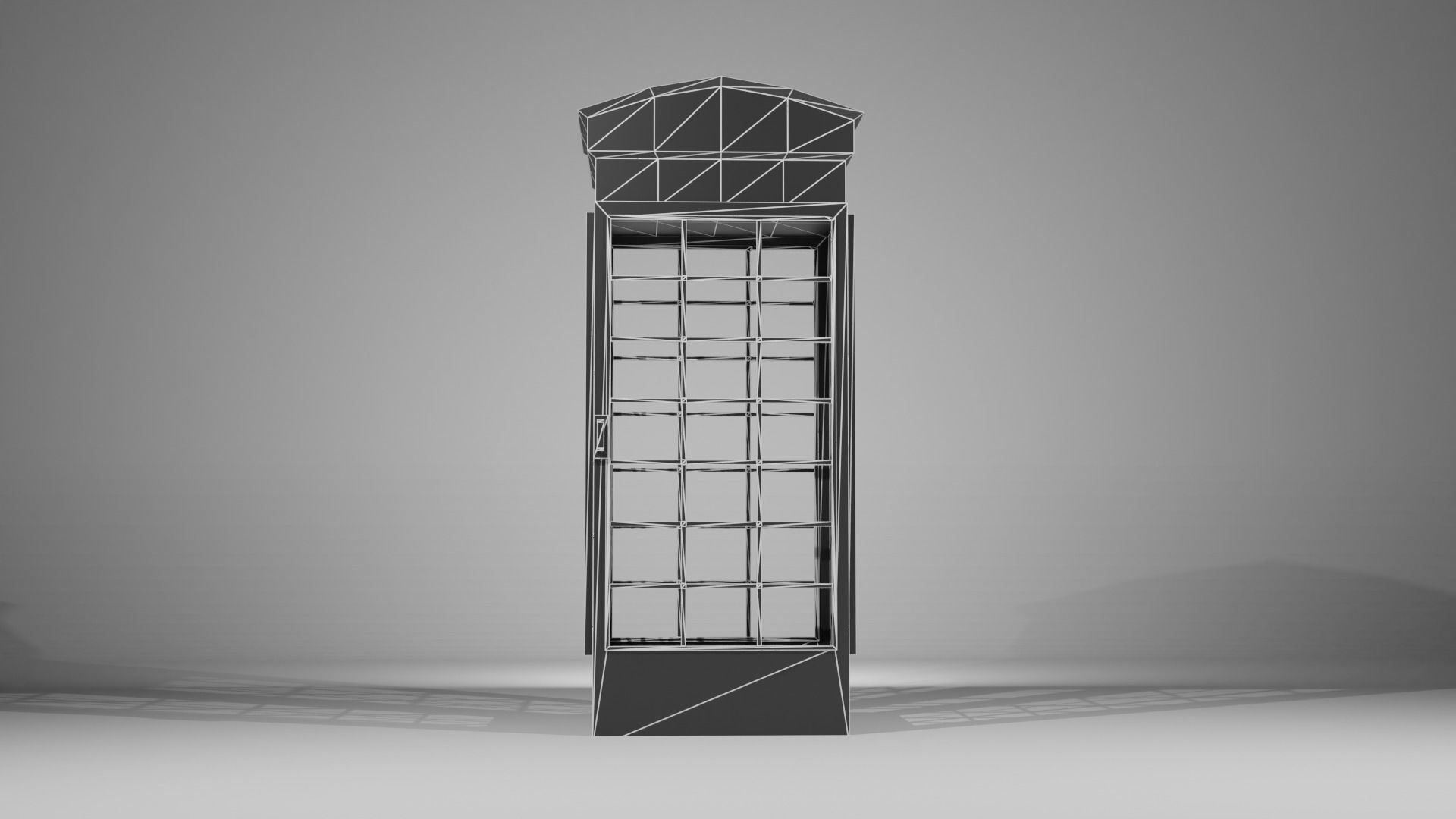 3D model Phone Booth Game Asset VR / AR / low-poly | CGTrader