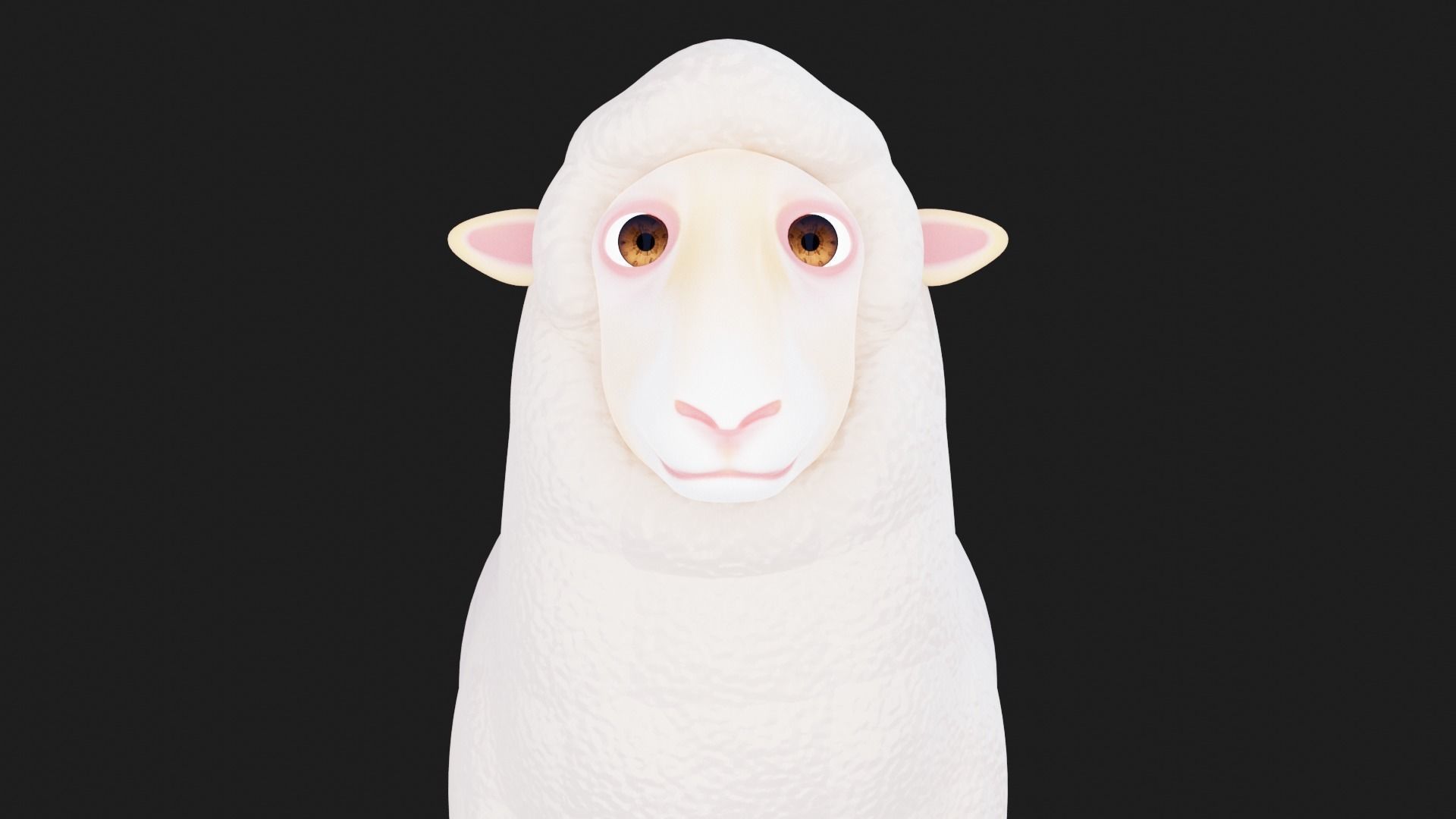 3D model cartoon sheep VR / AR / low-poly | CGTrader