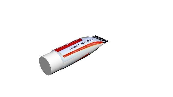 Toothpaste 3D model animated | CGTrader
