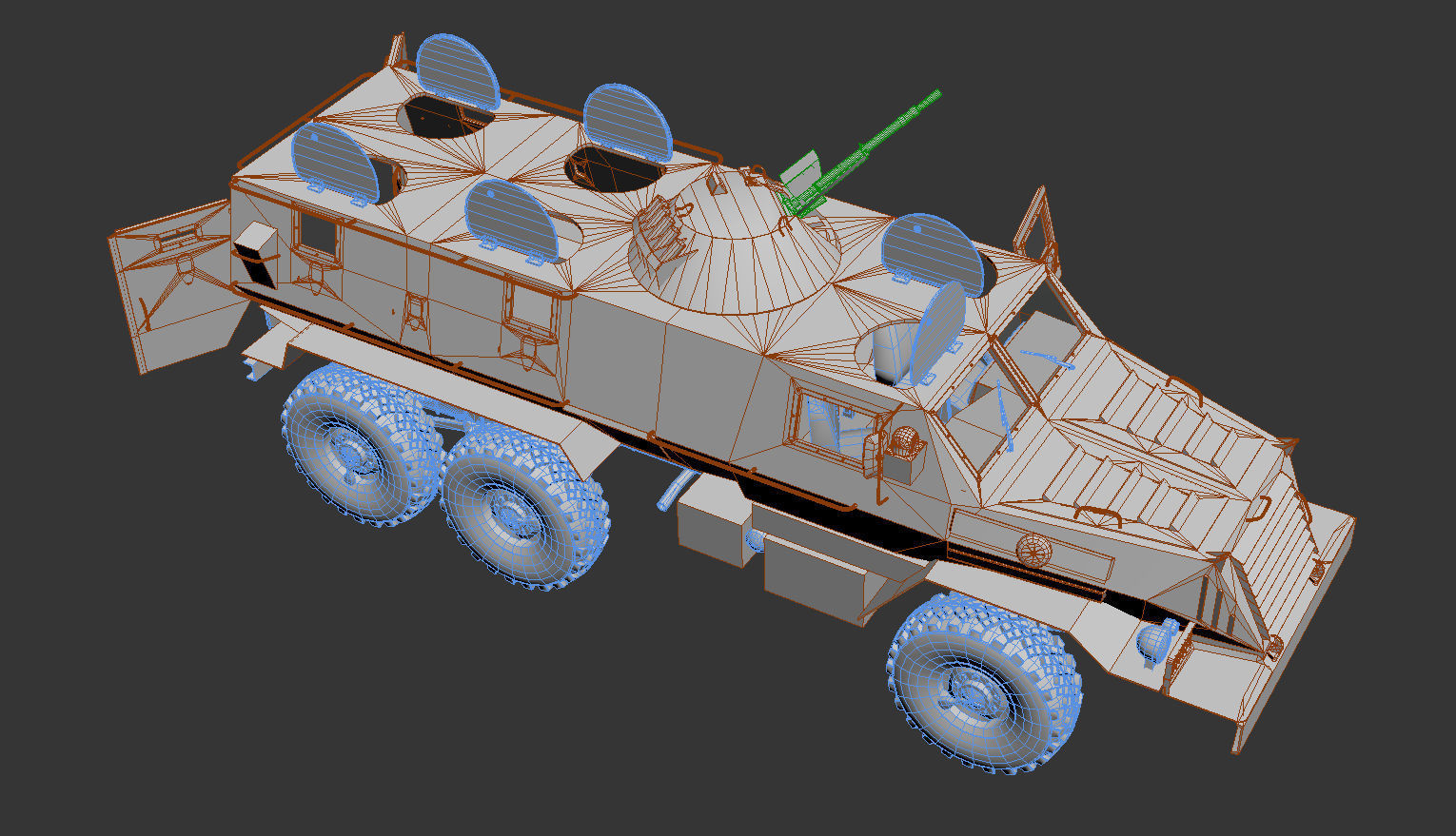 Ural Chekan MRAP Wagner PMC 3D model | CGTrader